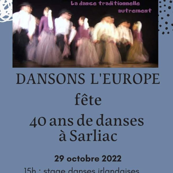 Dansons l’Europe fête 40 ans de danses à Sarliac - Sarliac sur l'Isle